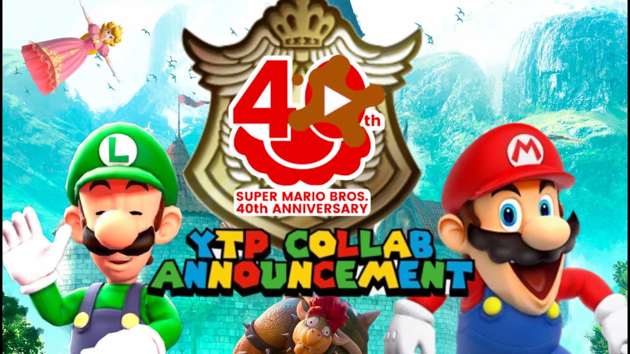 Super Mario 40th Anniversary YTP Collab Announcement - YouTube