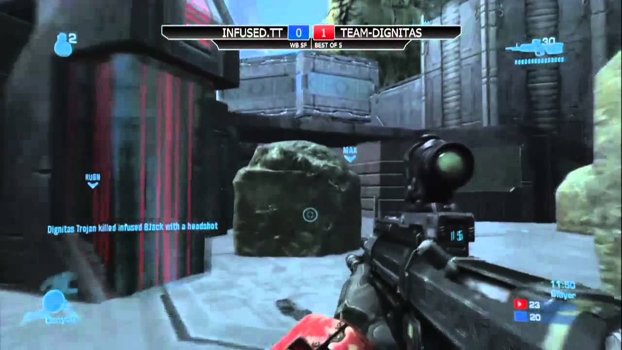 EGL4 : Halo: Reach : Infused vs Dignitas: Map 2 - WB Semi Final - YouTube