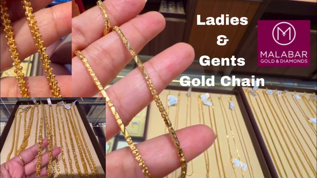Starting @4gram Gold Chain Designs From Malabar/Daily wear Gold Chain ...