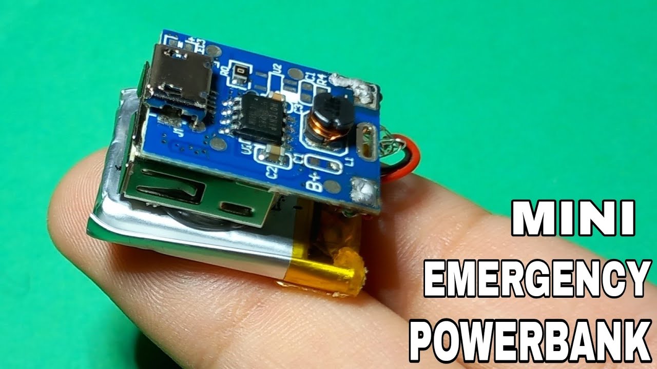 HOW TO MAKE A MINI EMERGENCY RECHARGEABLE POWERBANK #Powerbank - YouTube