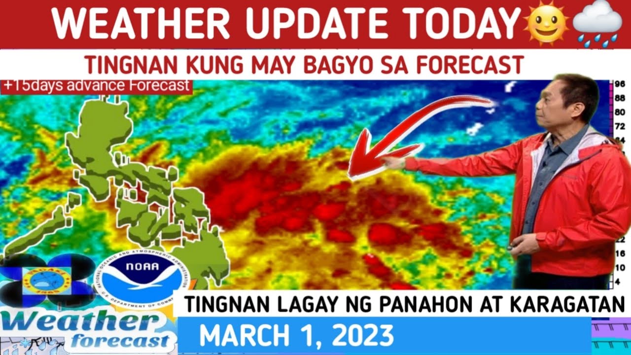 MAY BAGYO/LPA SA FORECAST?😱⚠️TINGNAN DITO⚠️| WEATHER UPDATE TODAY MARCH ...