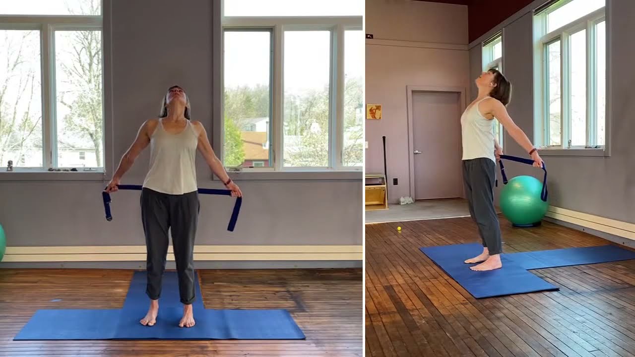 Scapular Strap Work! Free Pilates + MVMT LAB class - YouTube