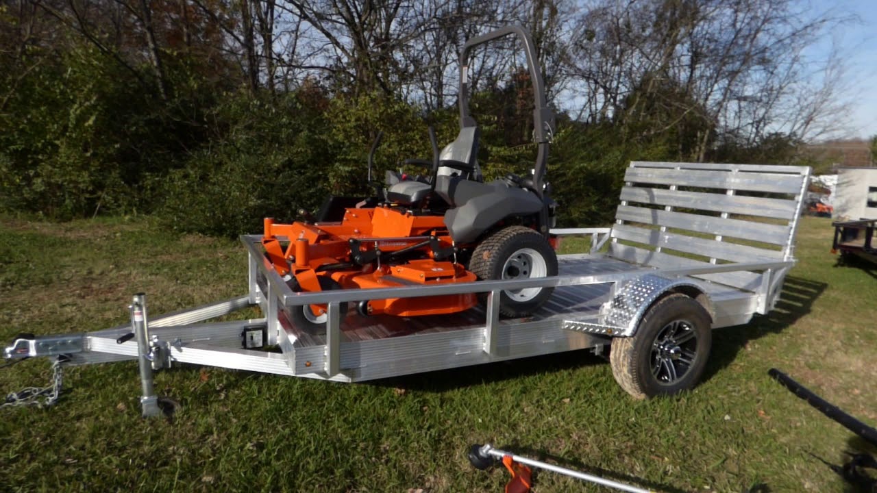 Husqvarna PZT60 Vang Handhelds Alum Trailer Closeout Package - YouTube