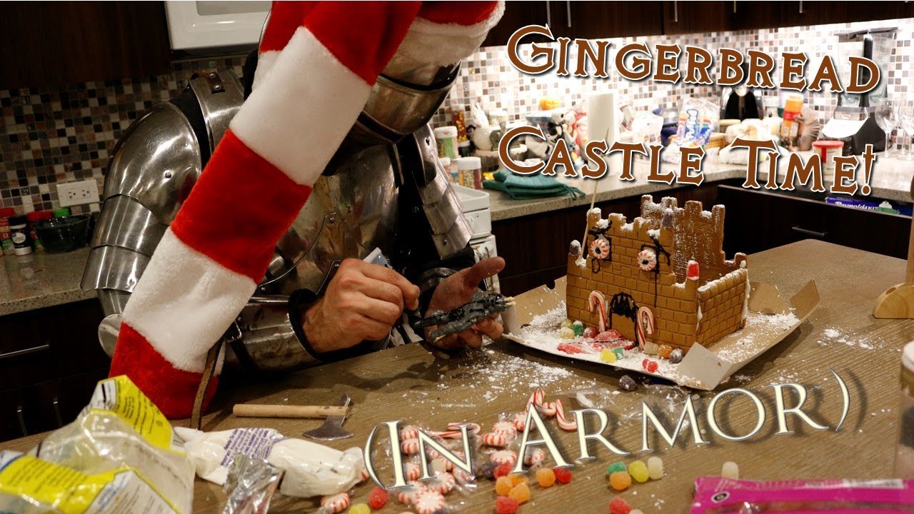 Gingerbread Castle Time! (in armor) - YouTube