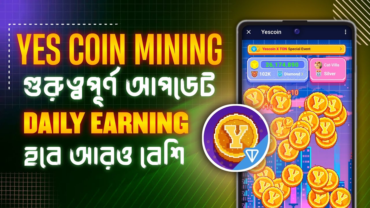 Yescoin Mining New Update, Withdraw Update, Wallet Connect Process ...