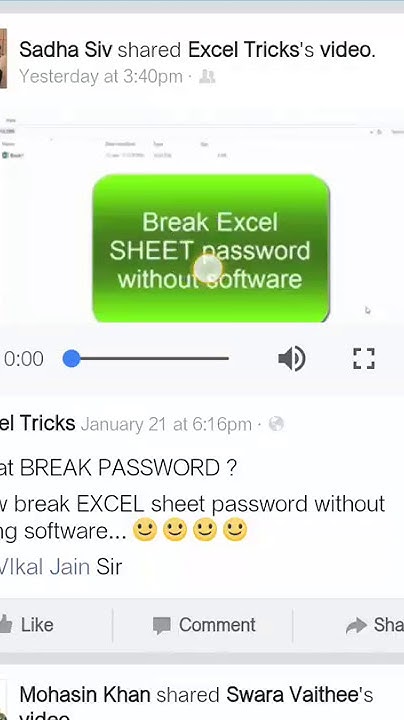 Now break excel sheet password without using software - YouTube