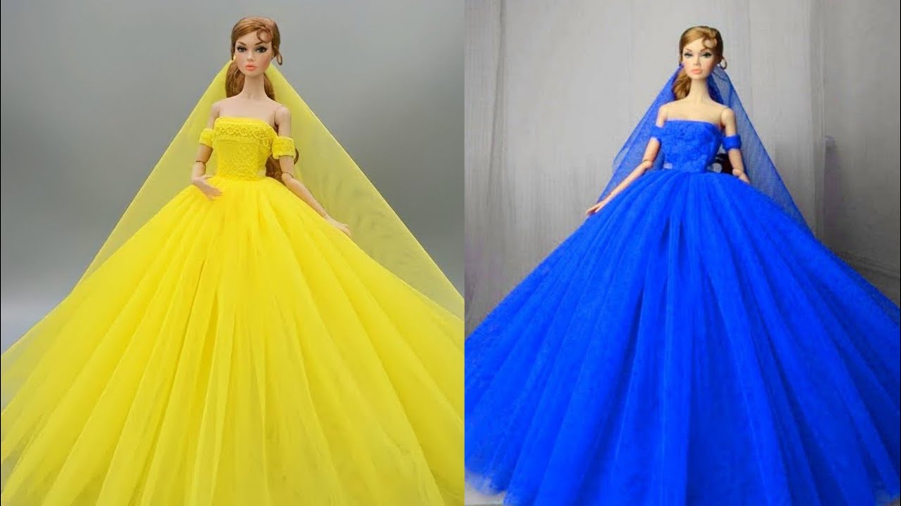 Disney Princess Doll Makeover ~ DIY Miniature Ideas for Barbie ~ Wig ...