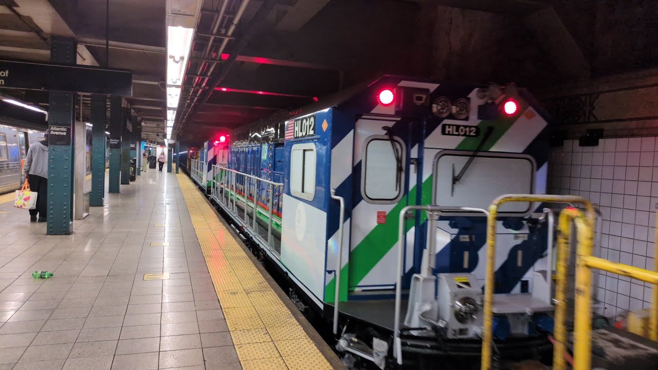 NYC Subway: R255 HL012 & HL013 Delivery Work Train on the D Line - YouTube