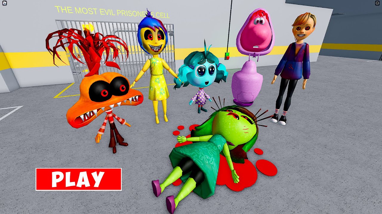 Inside Out 2 Family Barry's Prison Run - All morphs unlocked #scaryobby ...