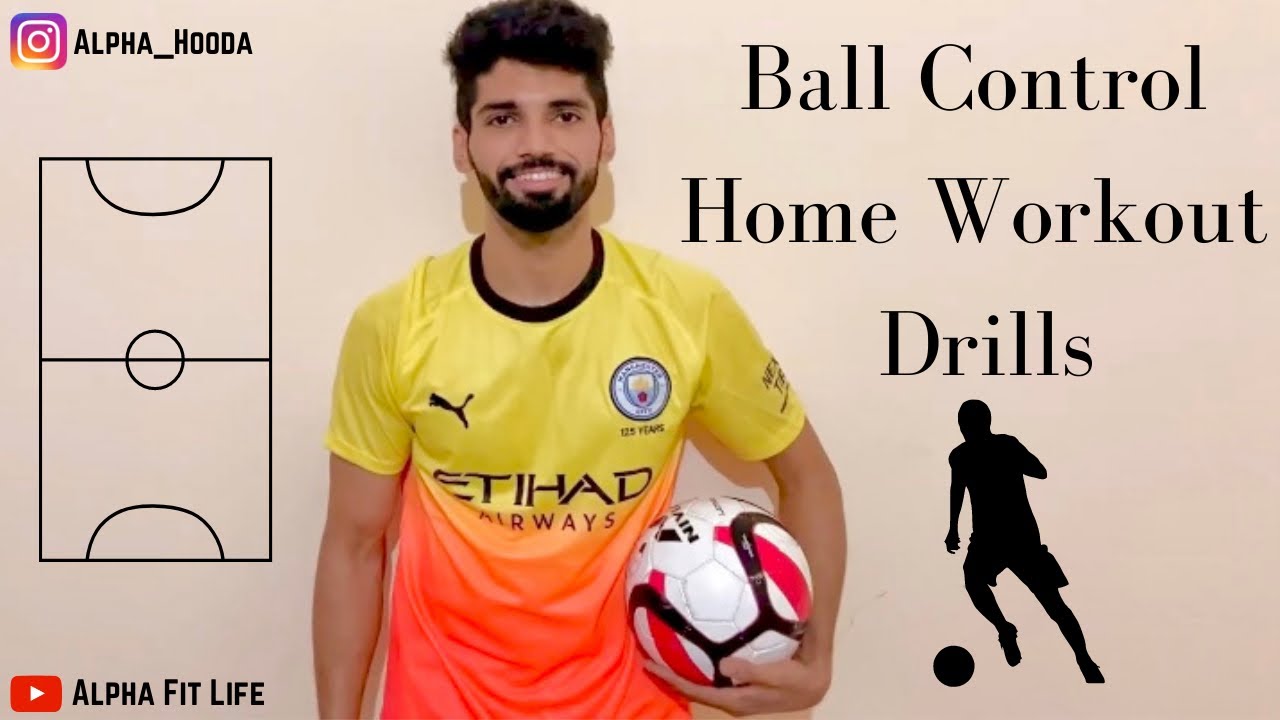 Ball Control Drills at Home | Football Training for beginners ...