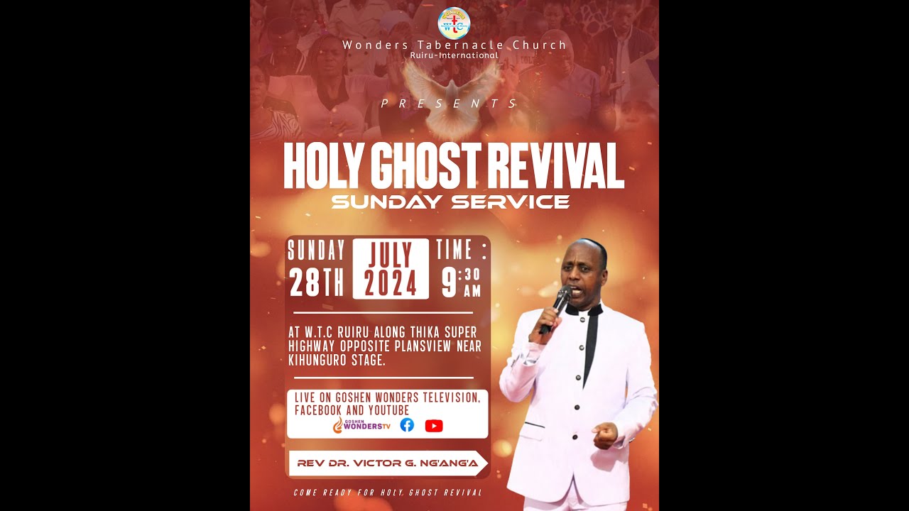 HOLY GHOST REVIVAL SUNDAY SERVICE || 28TH JULY 2024 - YouTube