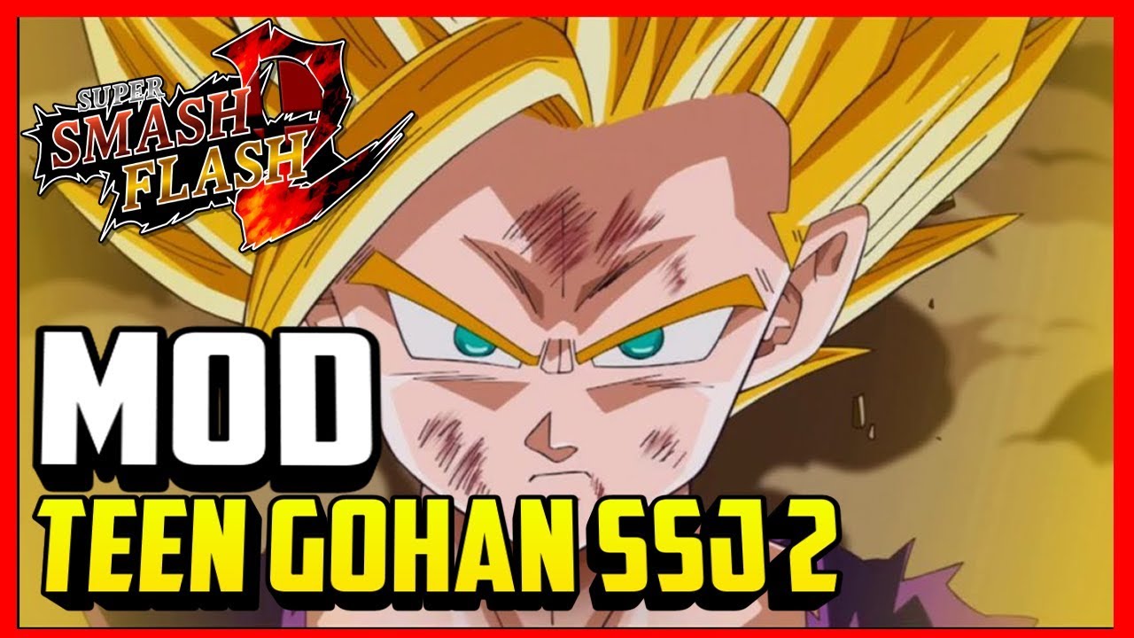 SSF2 Mods - TEEN GOHAN SSJ,SSJ2 (DBZ) - YouTube