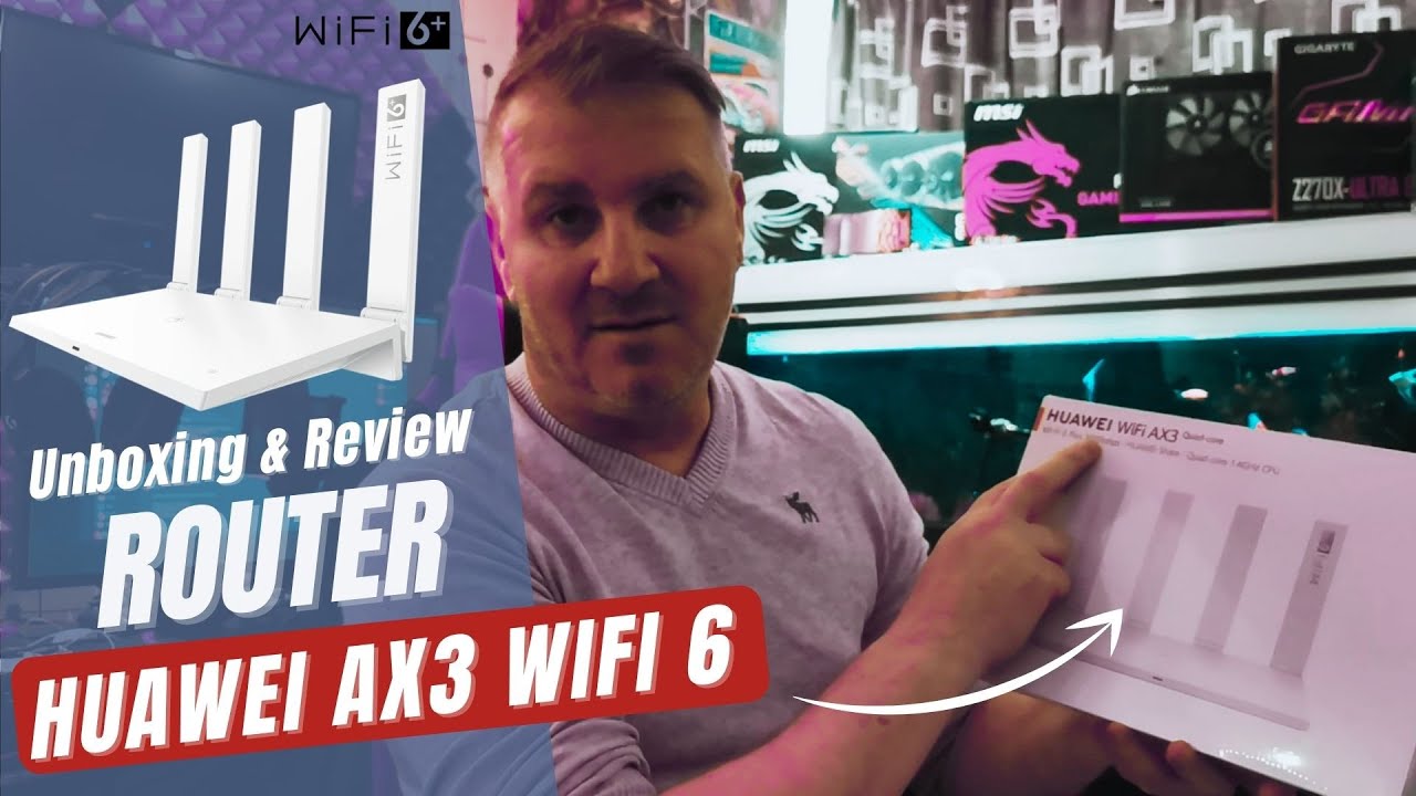 Unboxing si Review Router Wireless Gigabit HUAWEI AX3 Wi-Fi 6 - YouTube