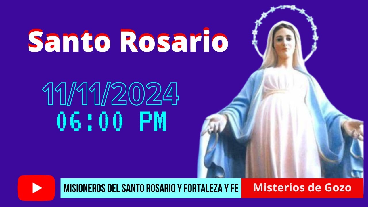 Rosario de hoy - Misterios de Gozo - YouTube