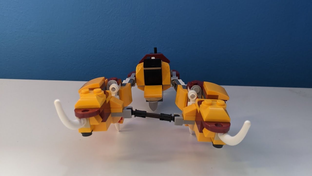 Lego creator 3in1 set 31112 alternate build - YouTube