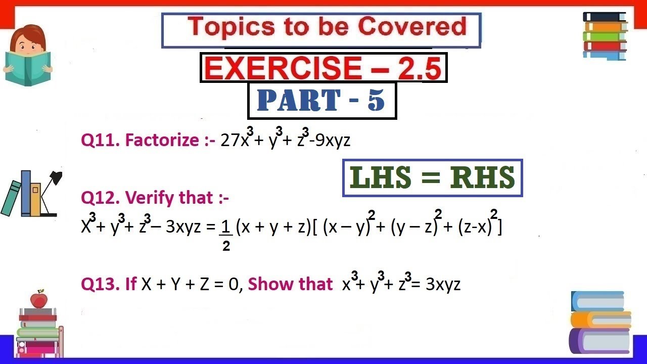 Exercise 2.5 || Part - 5 || Chapter 2 || Polynomial || Class9th ...