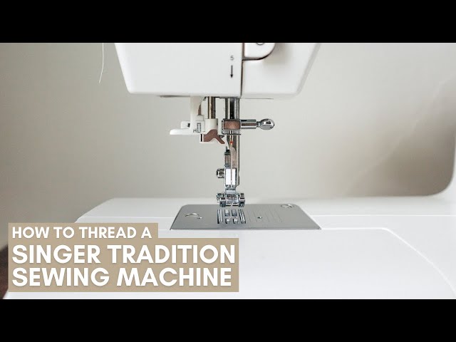 How to Thread a Singer Tradition Sewing Machine | Troubleshooting Tips ...