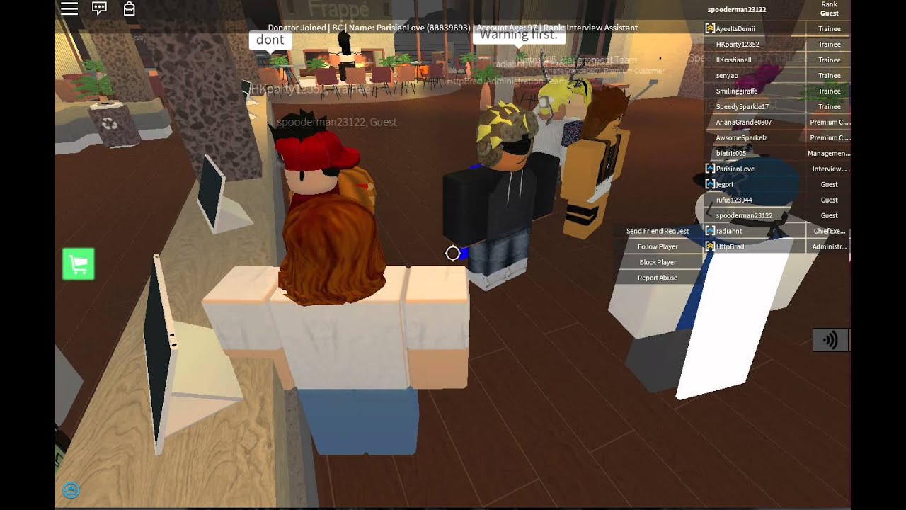 Trolling BANNED FROM ROBLOX FRAPPE - YouTube