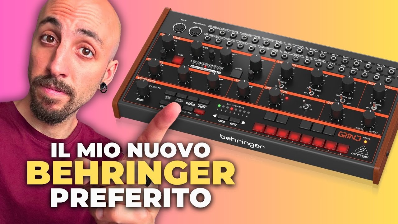 SENTI CHE ROBA IL BEHRINGER GRIND 😱 | StrumentiMusicali.net - YouTube