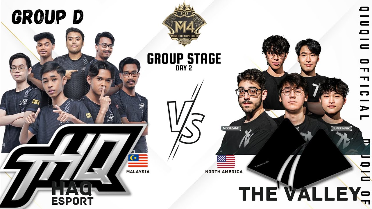 GROUP STAGE-M4 | TEAM HAQ [MY] VS THE VALLEY [NA] GROUP D - - YouTube