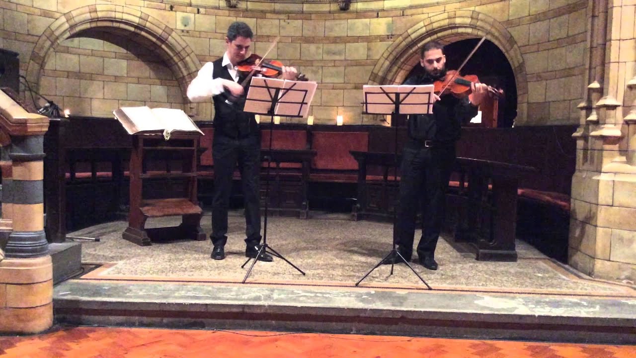 Bach Inventions for Violin and Viola - YouTube