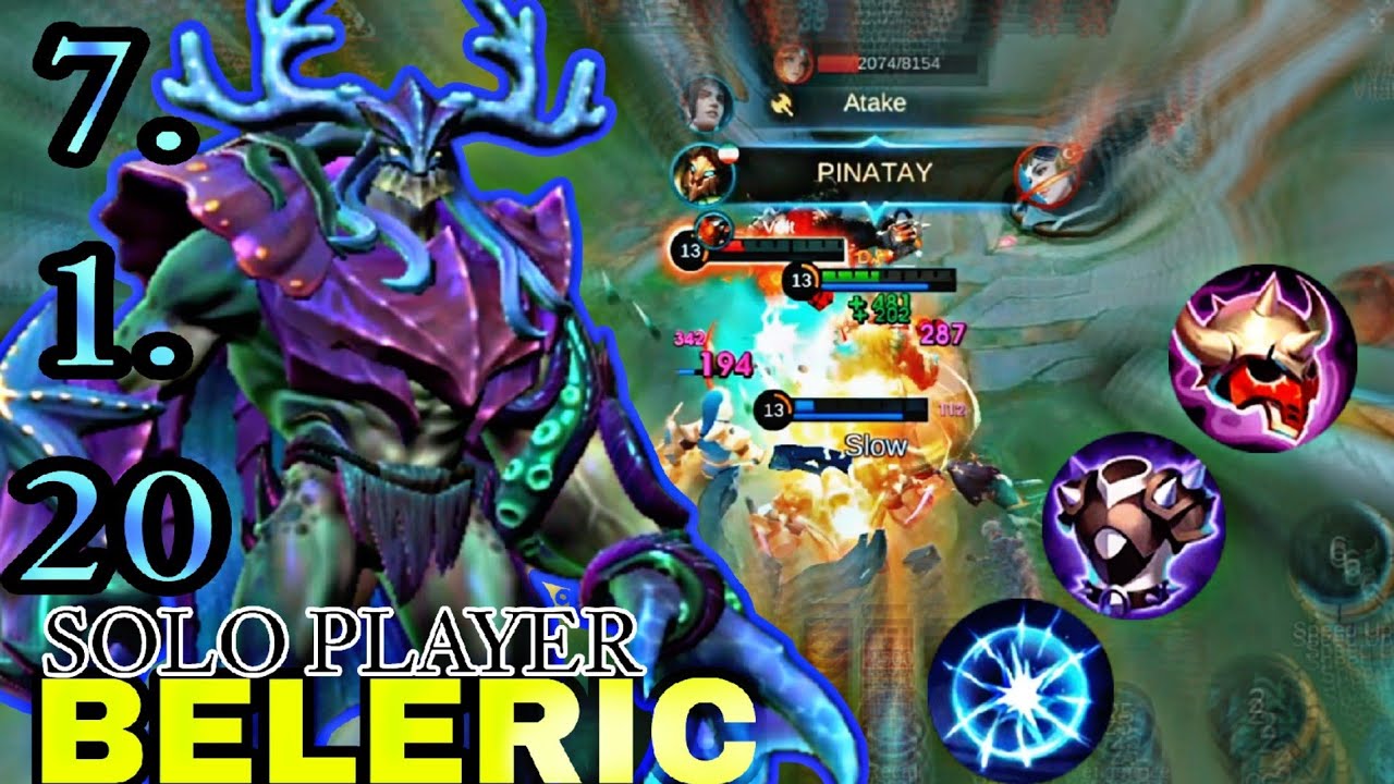 HOW TO WIN EVERY GAME IN MOBILE LEGENDS BELERIC GAME PLAY TOP BUILD ...