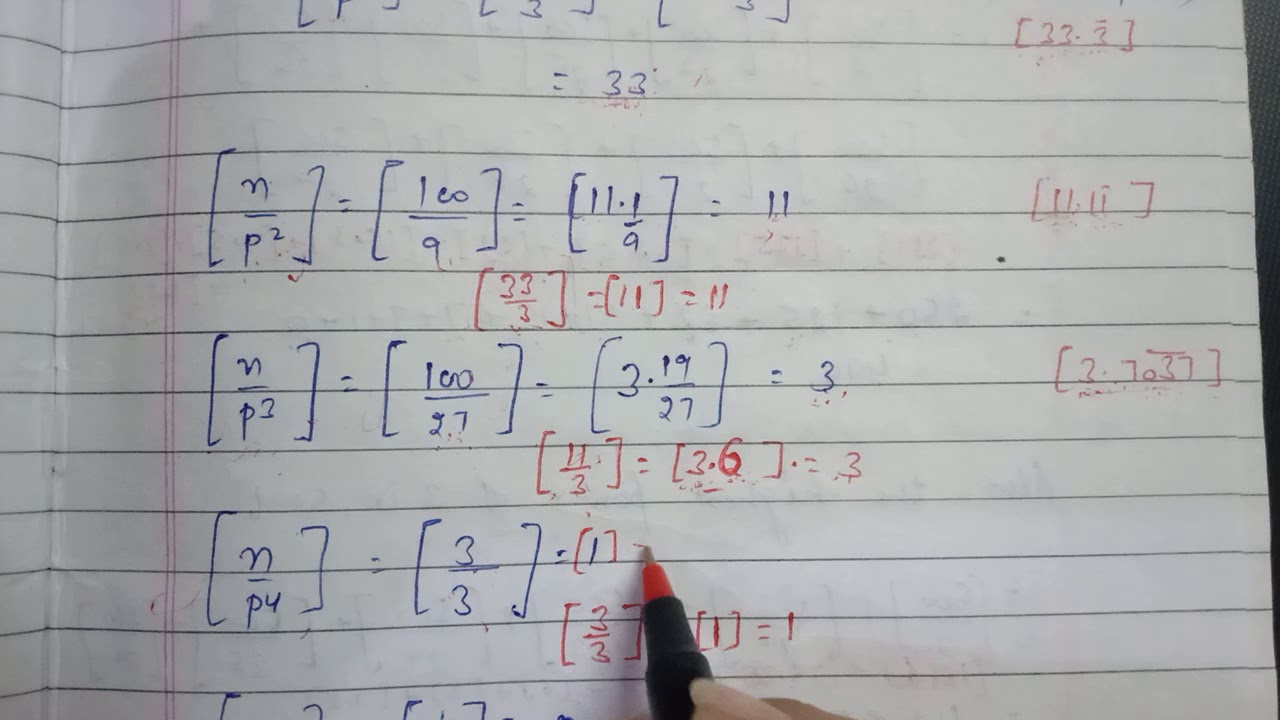 Ch-5 Lec-3 De polignac's formula examples ( B.Sc II Semester- Number ...