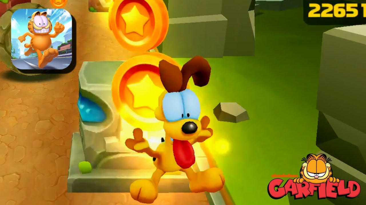 Garfield Rush 🐈 Play w/ Garfield, Odie or Nermal! Endless running Game ...
