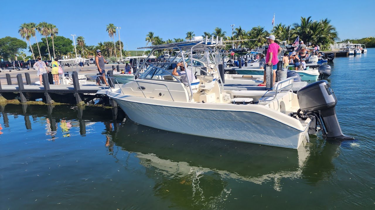 Black Point Marina Boat Ramp Live ! Miami, Florida (Chit Show ...