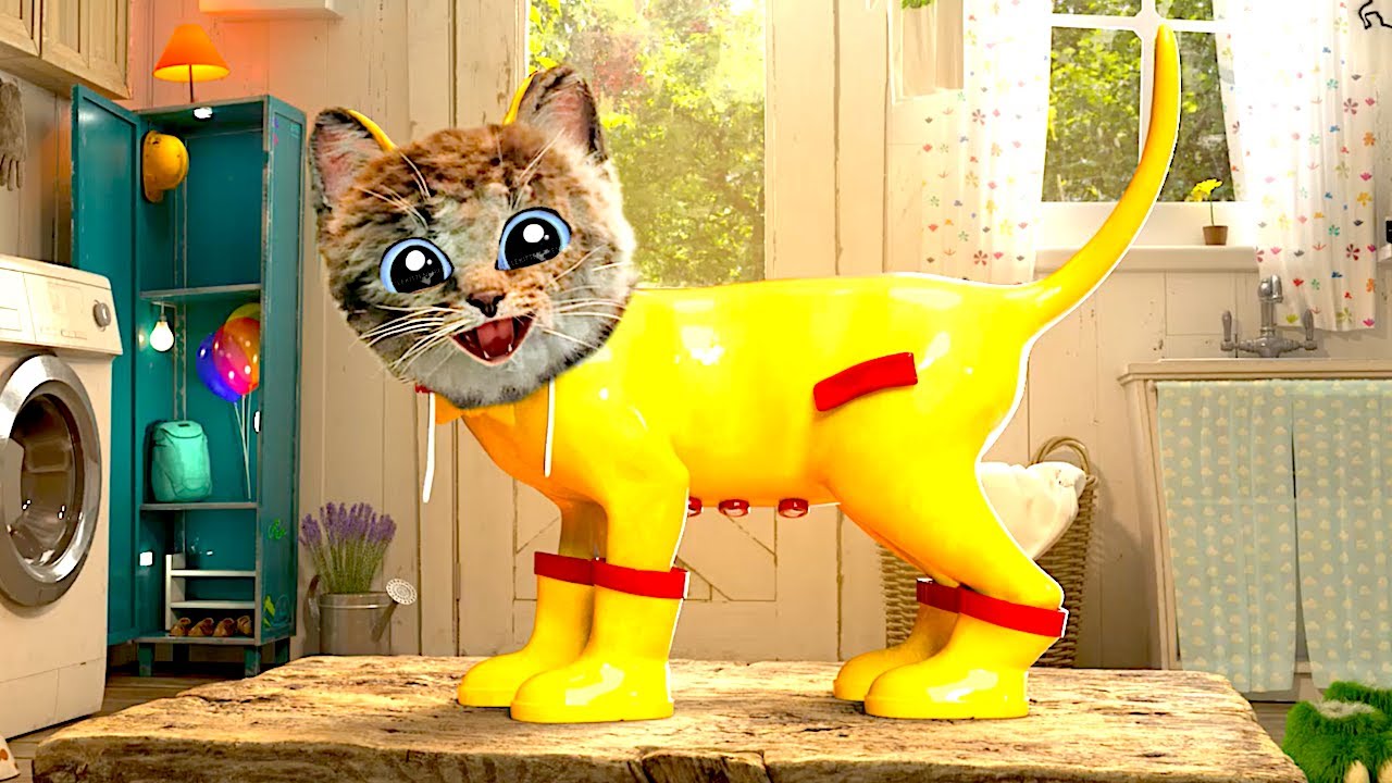 ANIMATED LITTLE KITTY ADVENTURES 😸 | CUTE LITTLE KITTEN Cat Play Fun ...
