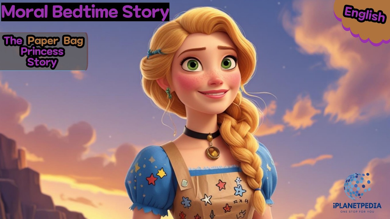 The Paper Bag Princess | Moral Story | Fairy Tale | Moral Bedtime ...