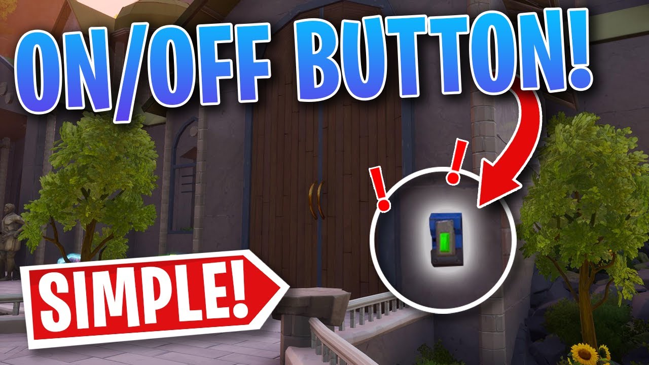 EXTREMELY Easy ON/OFF Button in Fortnite Creative! - YouTube