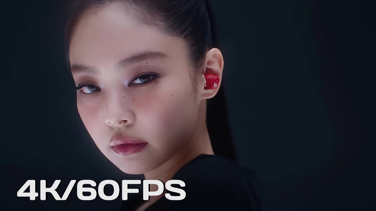 [4K/60FPS] JENNIE Debuts Beats Solo Buds | Beats - YouTube