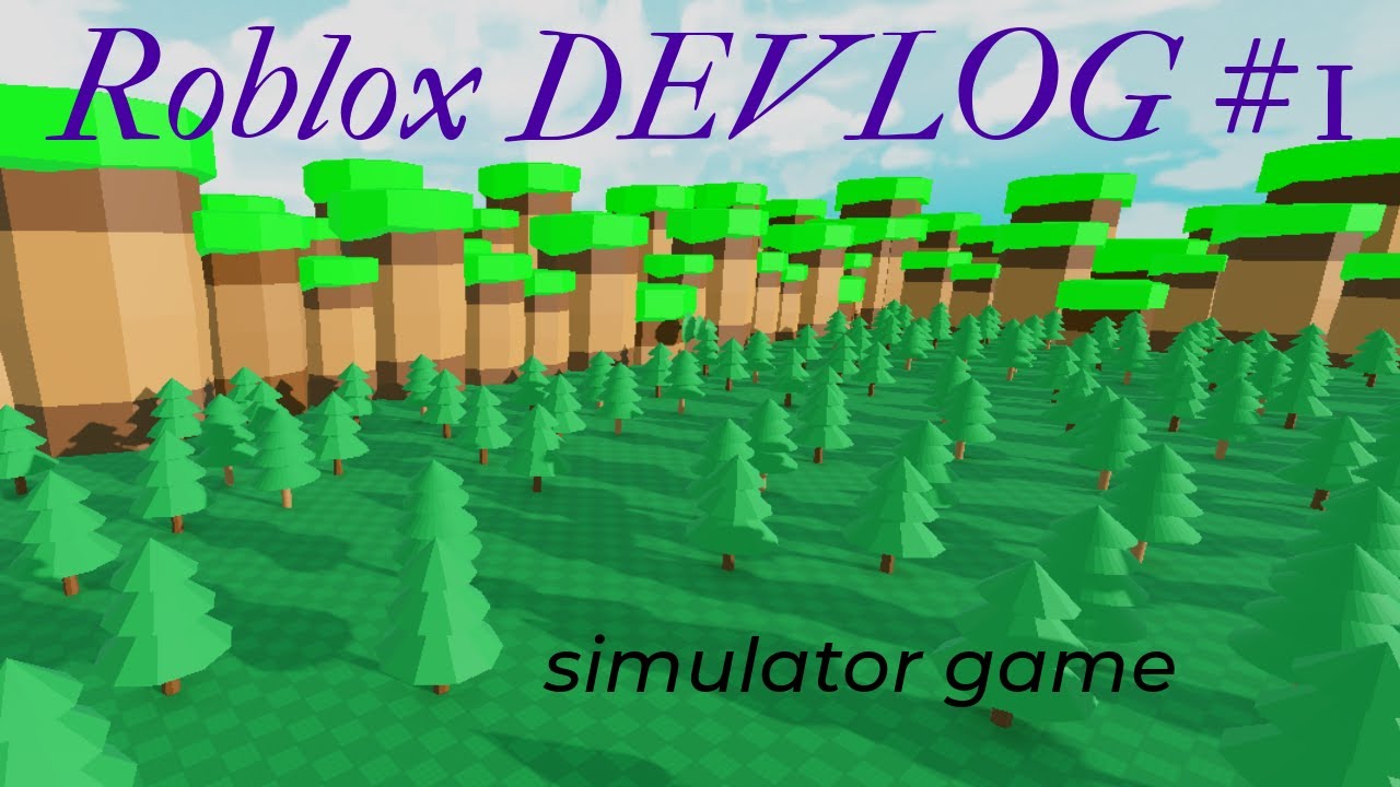 Roblox making a simulator game | DEVLOG #1 | - YouTube