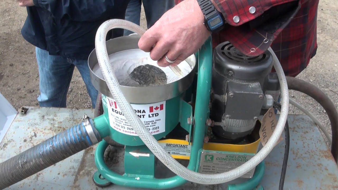 Knelson Concentrator in Action! Gold Rush with KC MD3 - YouTube