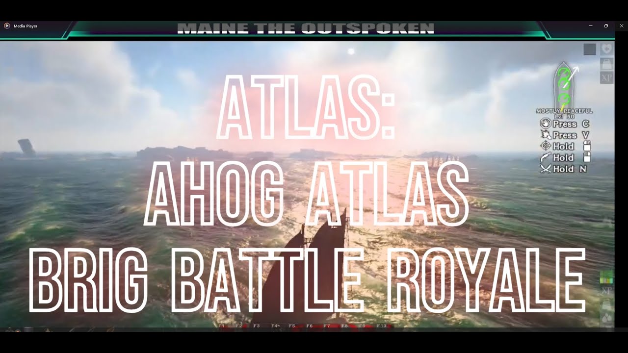ATLAS: BRIG BATTLE ROYALE EVENT, AHOG PVP SERVER - YouTube