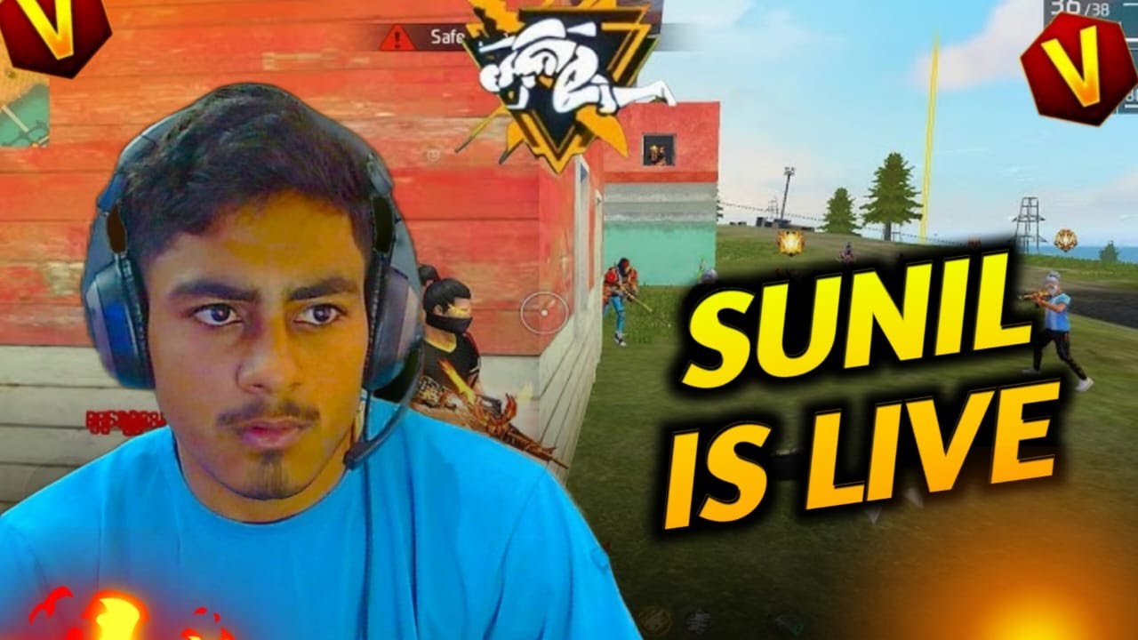 SUNIL IS LIVE || BR RANK PUSH TOP 1 || GRANDMASTER||WITH SUNIL LIVE - YouTube