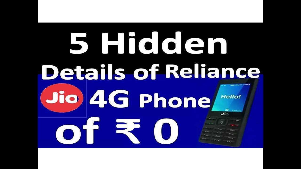 5 Hidden details of Reliance 4g Volte Phone Of 0 RS.| Reliance Jio 4g ...