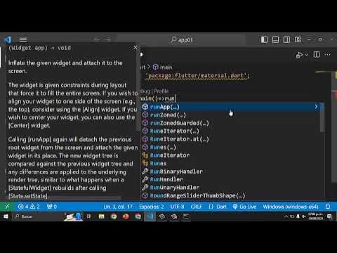 02 flutter estructura basica de una app - YouTube
