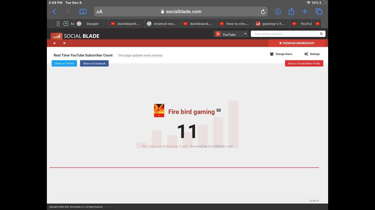 how to see your live subscribers countdown - YouTube