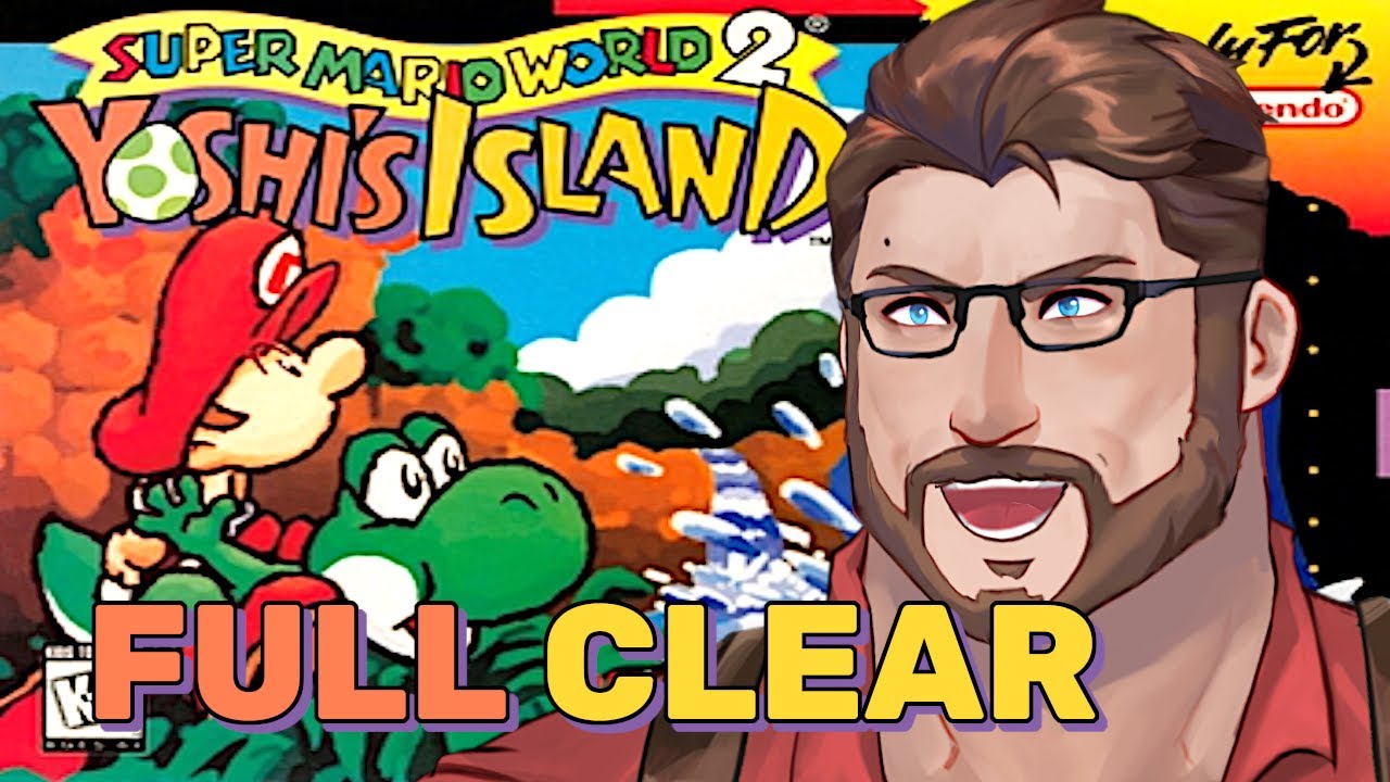 【Super Mario World 2 Yoshi's Island】Full Clear in one shot! Longplay ...