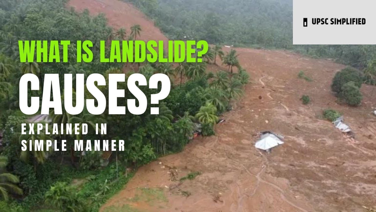 Landslides are caused by what ? | geography | UPSC - YouTube