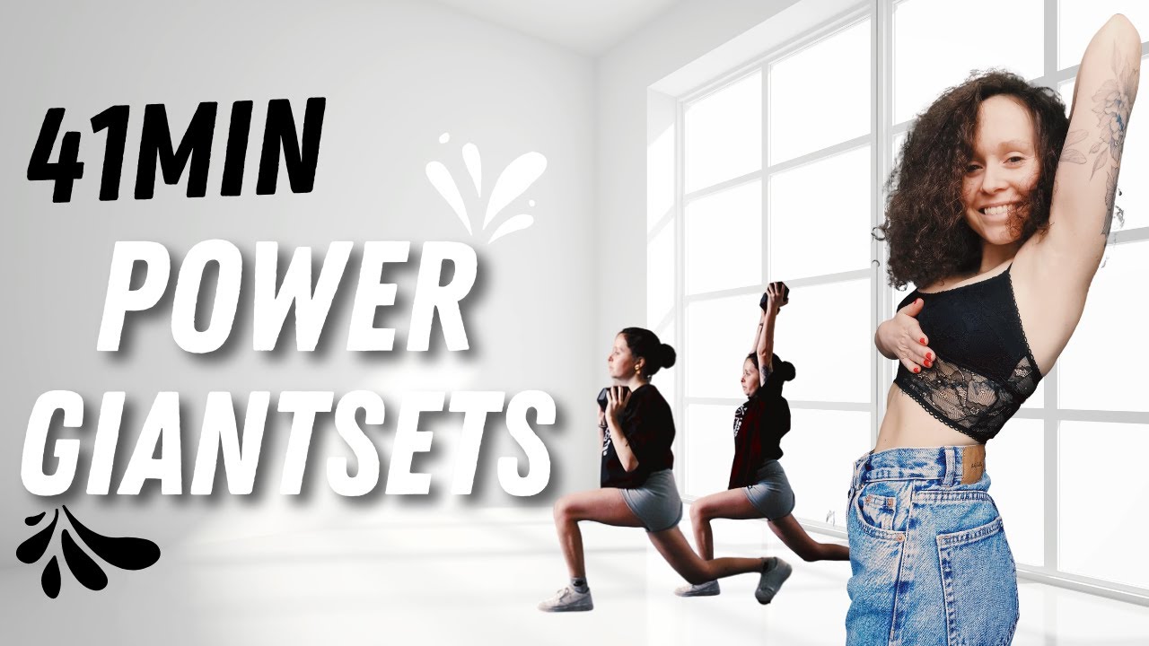 41Min Power Giantsets | Strong & Sweaty Workout Crossfit Style ...