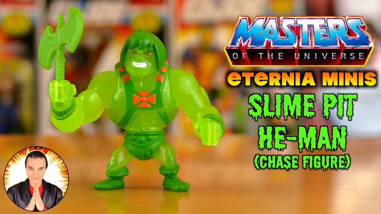Masters of the Universe Eternia Minis Chase Figure: SLIME PIT HE-MAN ...