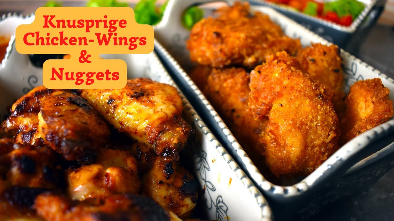 Perfekte Chicken Wings & Nuggets selber machen (Fingerfood) - YouTube