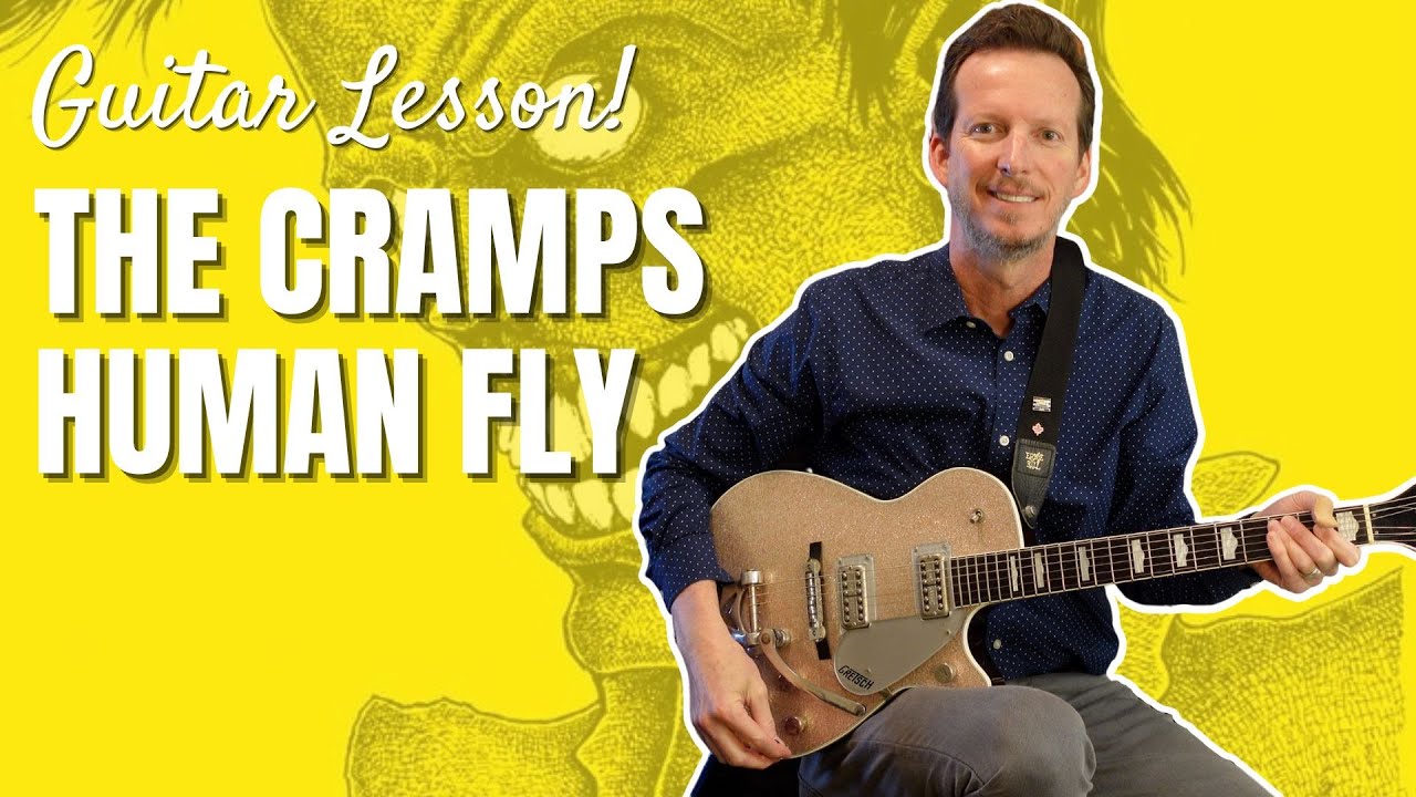 The Cramps - Human Fly - Guitar Lesson & Tutorial - YouTube
