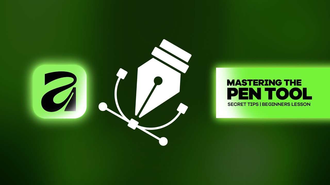 Understanding the Pen Tool in Affinity Studio | Beginner technique ...