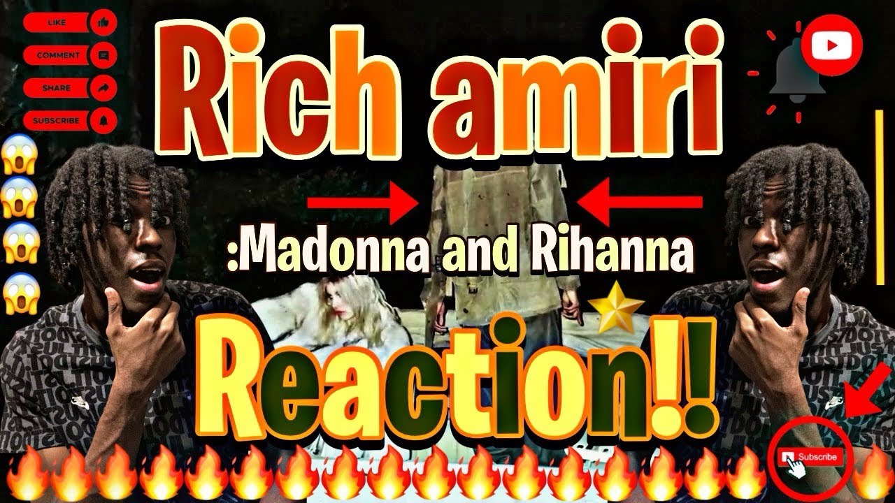 jyYT reacts to rich amiri-madonna and rihanna(Official music video ...