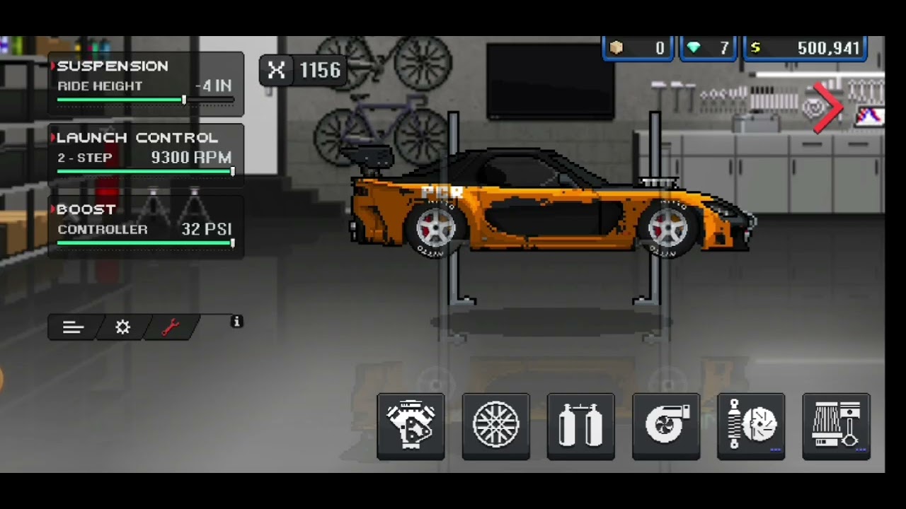 Mazda RX7 color it yourself - PIXEL CAR RACER - YouTube
