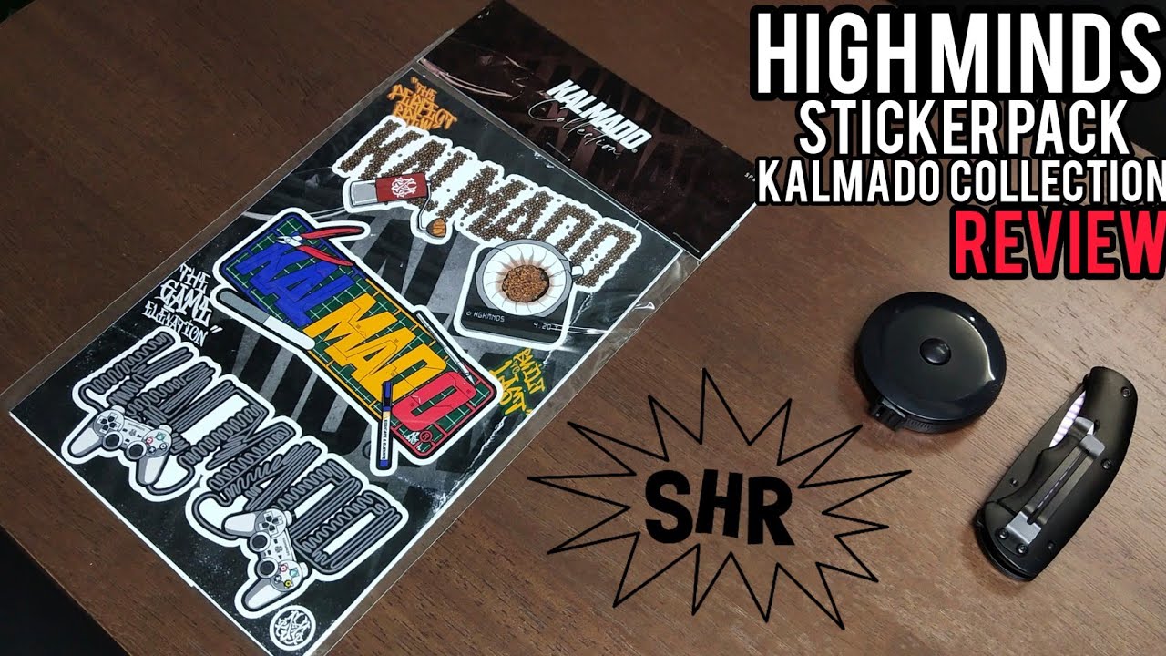 HIGH MINDS CLOTHING STICKER PACK KALMADO COLLECTION - YouTube